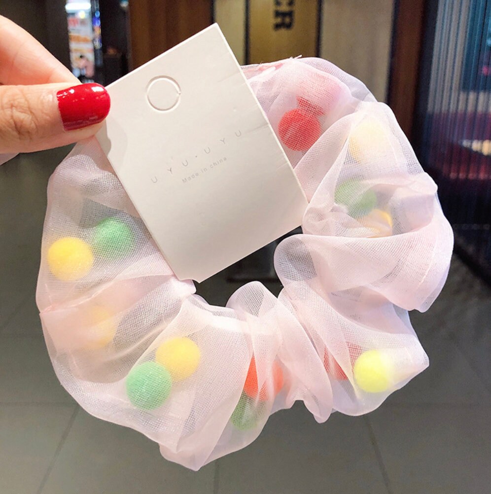 Candy Puff Scrunchies - Etsy