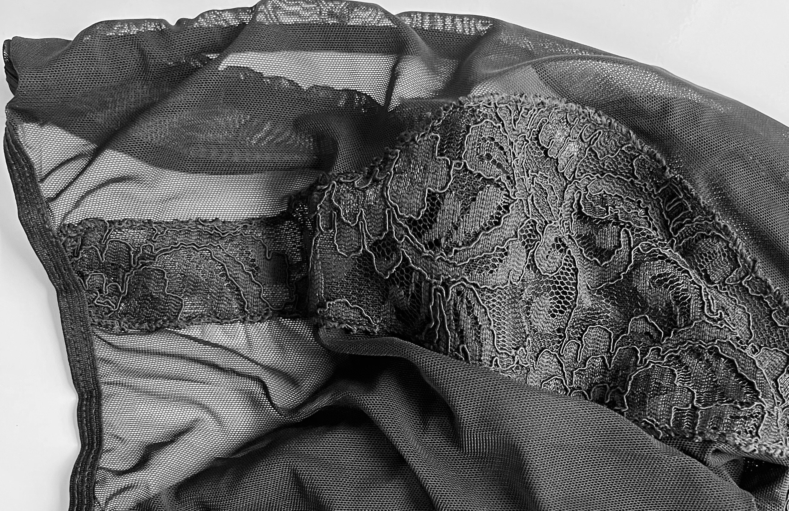 See Through Bodysuit Open Back Lingerie Tulle & Lace Body Suit Festival ...