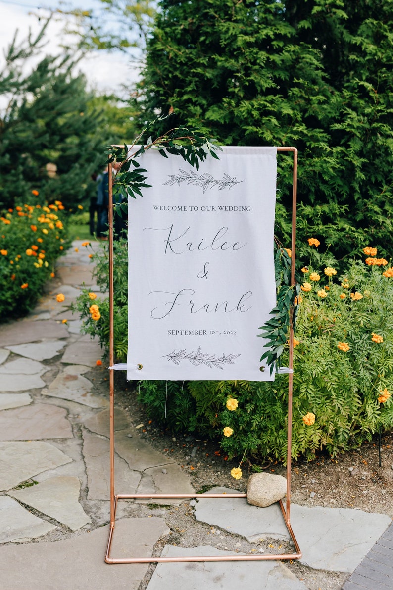 Handmade Custom Copper Stand for Wedding Signs - Custom Sizes Available ...