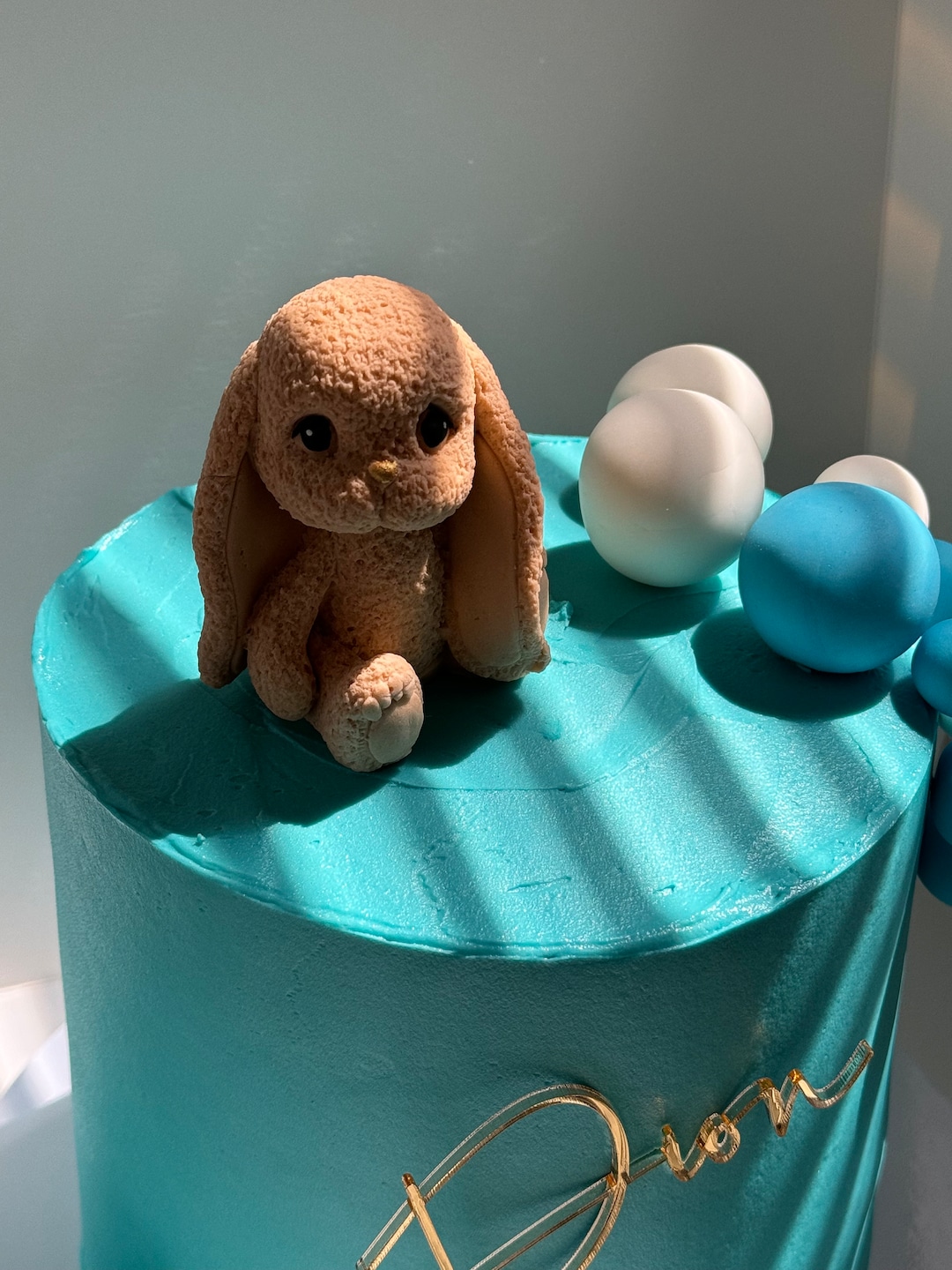 Fondant Bunny Cake Topper , Rabbit Cake Topper - Etsy