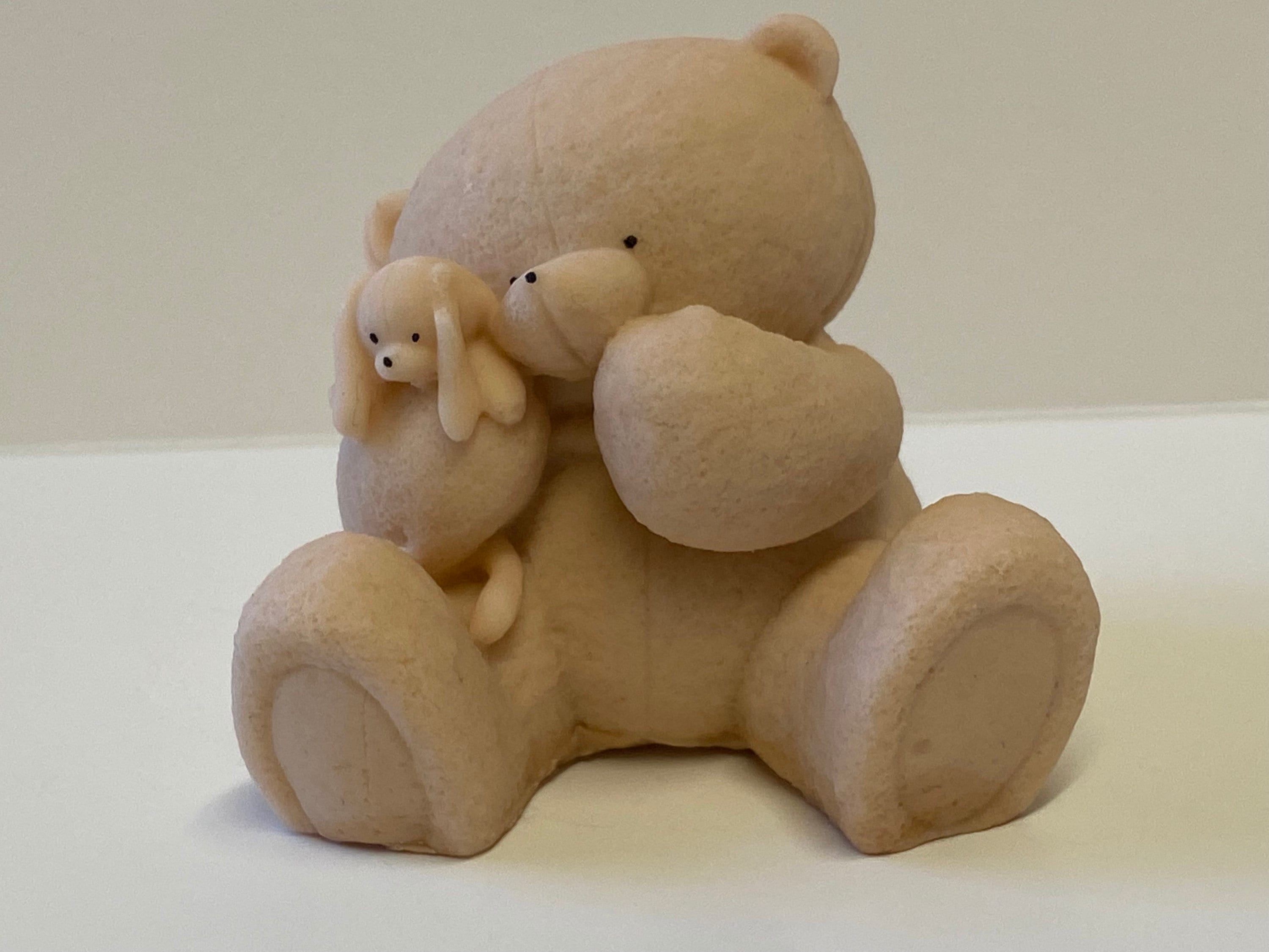 Fondant Teddy Bear Cake Topper - Etsy