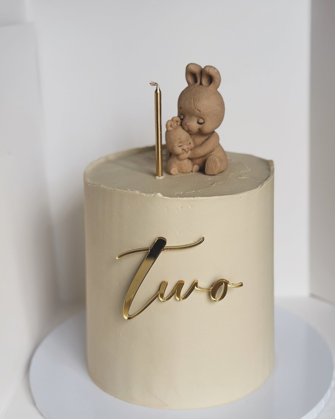 Fondant Bunny Cake Topper , Rabbit Cake Topper - Etsy