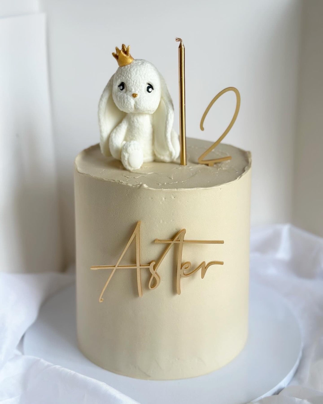Fondant Bunny Cake Topper , Rabbit Cake Topper - Etsy