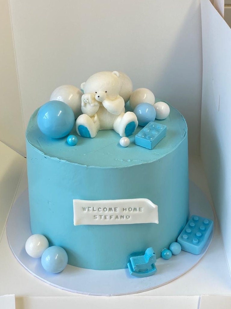 Fondant Teddy Bear Cake Topper - Etsy