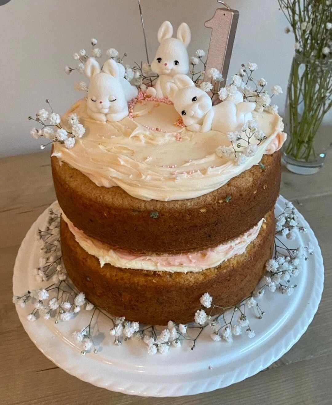 Fondant White Bunny Cake Topper , Rabbit Cake Topper - Etsy