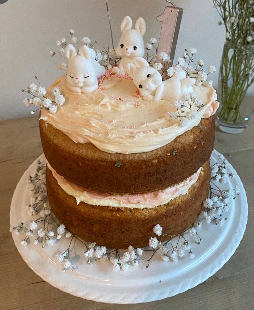 Fondant White Bunny Cake Topper , Rabbit Cake Topper - Etsy