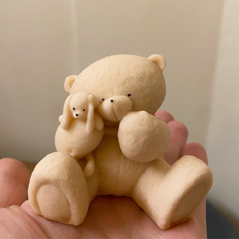 Fondant Teddy Bear Cake Topper - Etsy