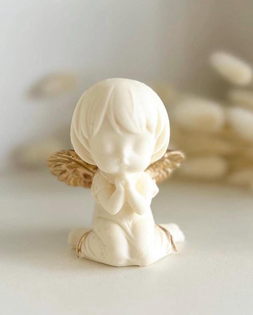 Fondant Angel Cake Topper: Christening, Baby Shower - Etsy