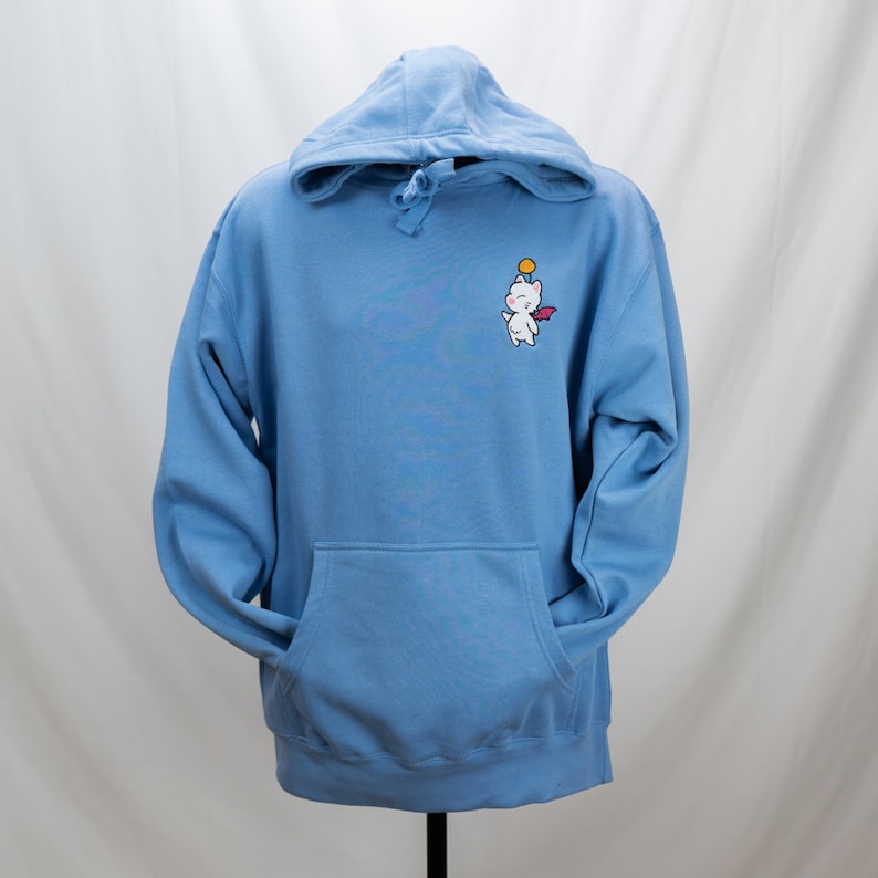 Embroidered Moogle Hoodie - Etsy