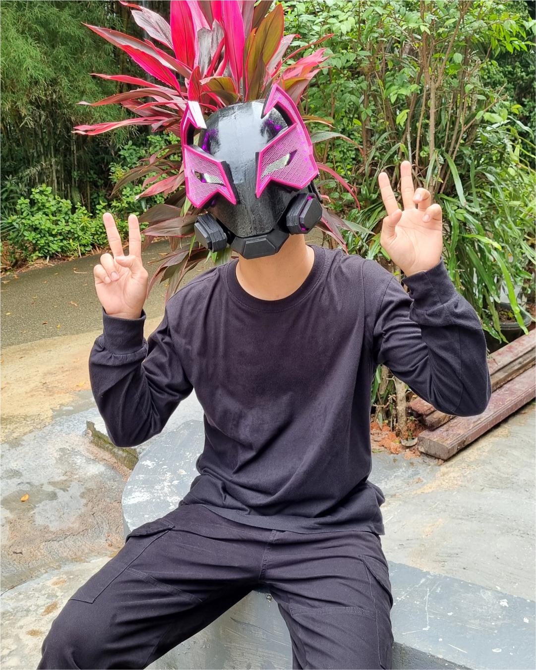 Prowler Mask (with LED, Open and Closed System) - Spiderman Across the ...