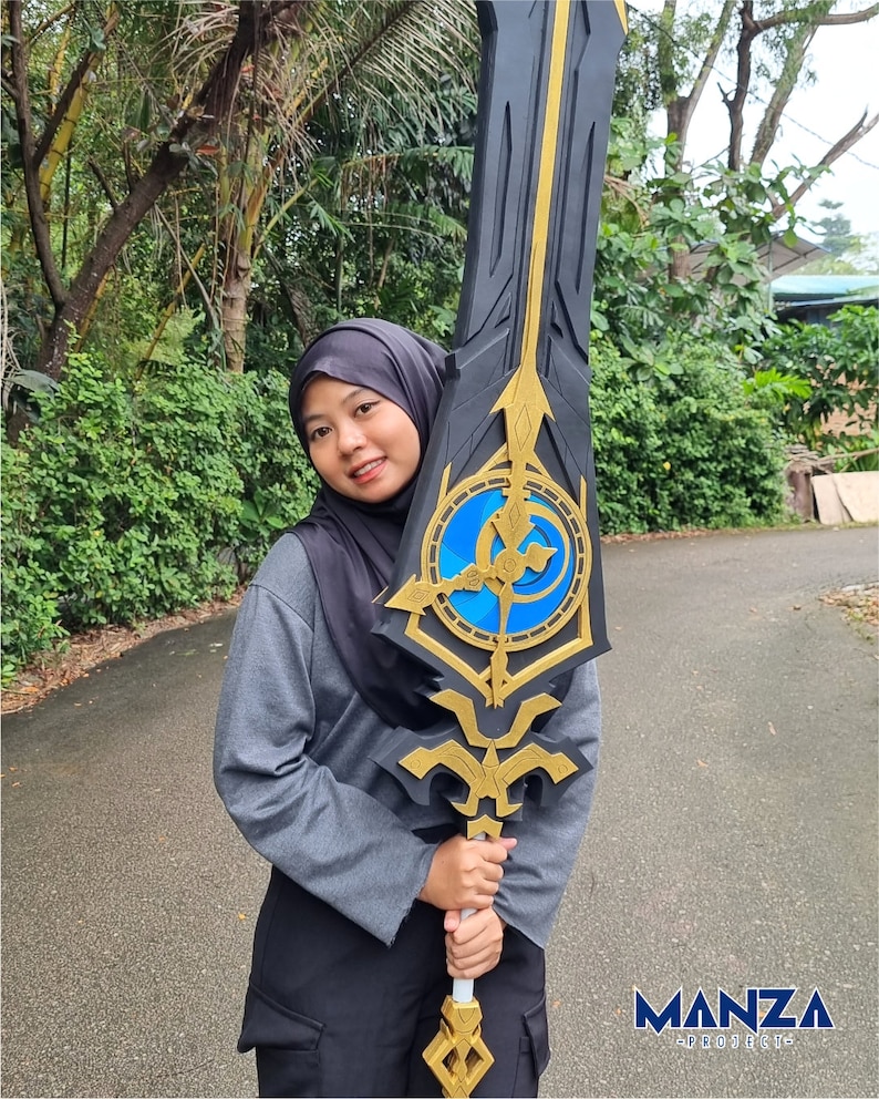 The Bell Sword - Genshin Impact Cosplay Prop - Digital Template Pattern ...