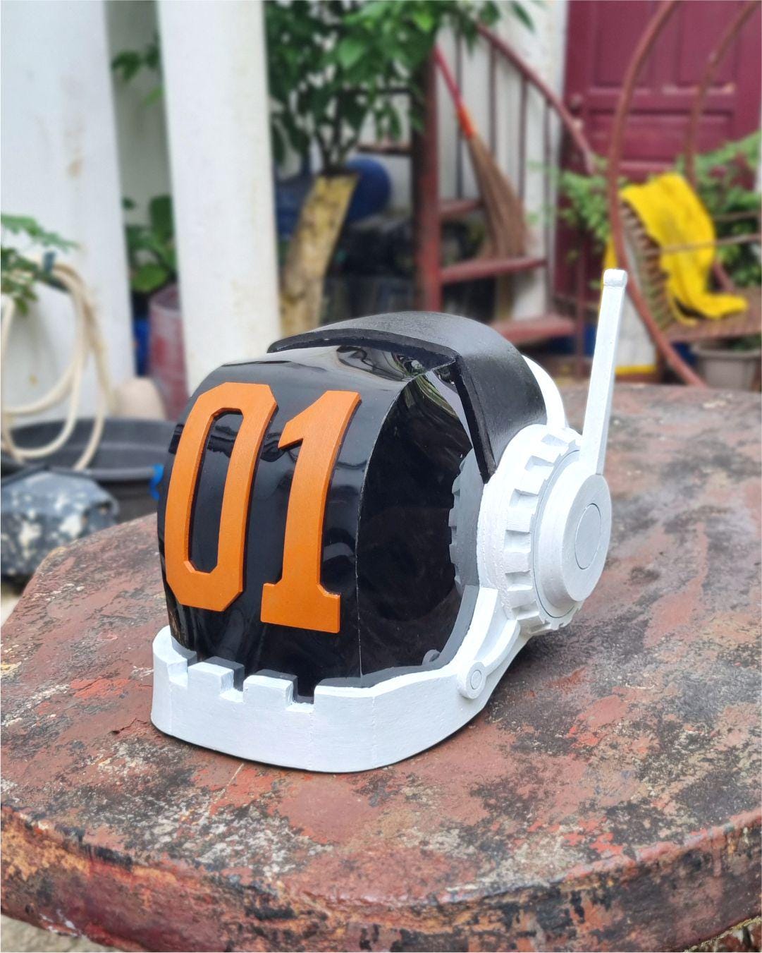 Vegapunk/shaka Helmet - One Piece Cosplay Prop - Digital Template ...