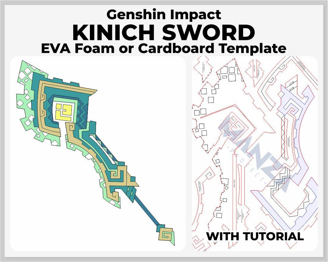 Kinich's Sword Fang of the Mountain King - Genshin Impact Cosplay Prop ...