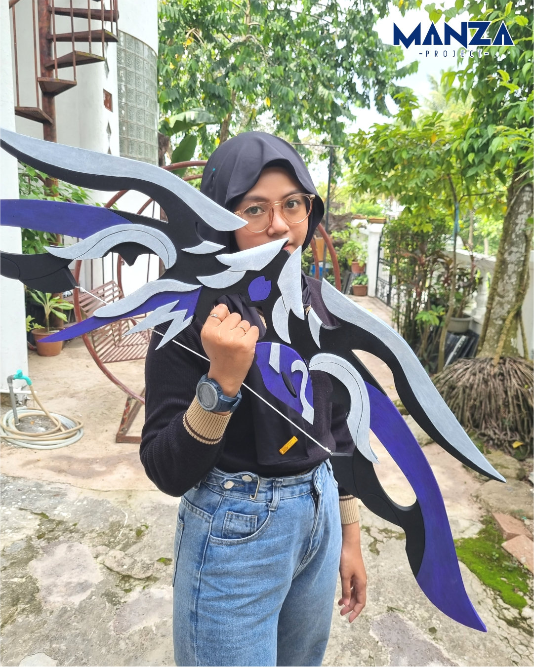 Elysia's Whisper of the Past Bow - Honkai Impact Cosplay Prop - Digital ...