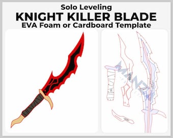 Knight Killer - Solo Leveling Cosplay Prop - Digital Template Pattern ...