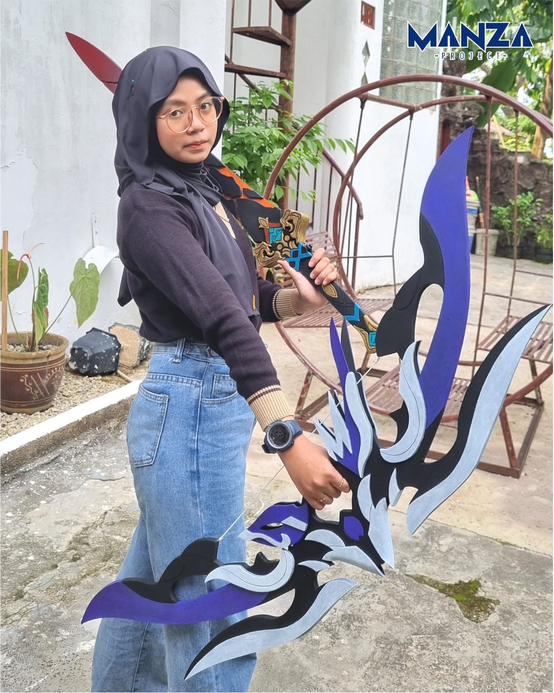 Elysia's Whisper of the Past Bow - Honkai Impact Cosplay Prop - Digital ...