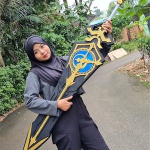 The Bell Sword - Genshin Impact Cosplay Prop - Digital Template Pattern ...