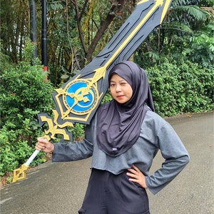 The Bell Sword - Genshin Impact Cosplay Prop - Digital Template Pattern ...