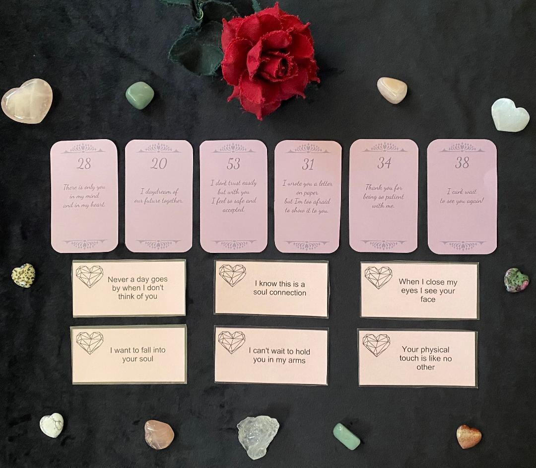 Romantic Love Messages From Your Person - Card Pull Only - Oracle Card ...