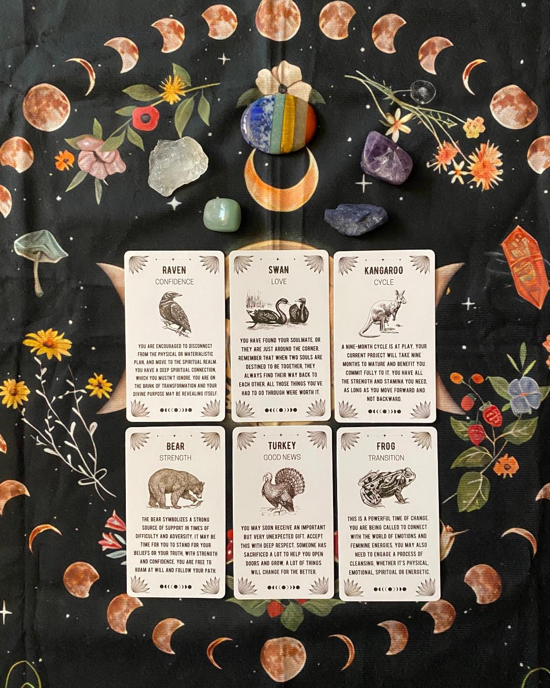 Spirit Animal Messages - Card Pull Only - Oracle Card Reading - Tarot ...
