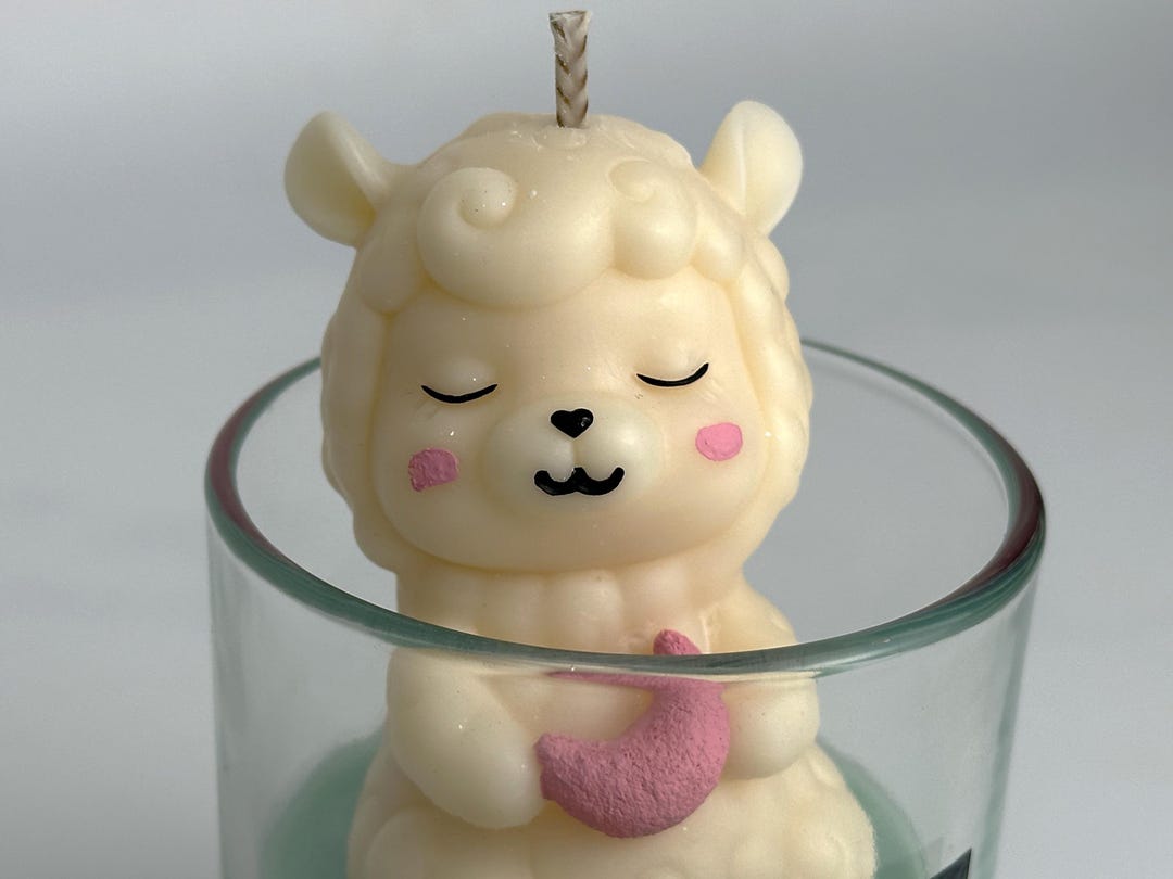 RJ Llama Candle | BTS Jin Merch, Cotton Candy Scented - Etsy