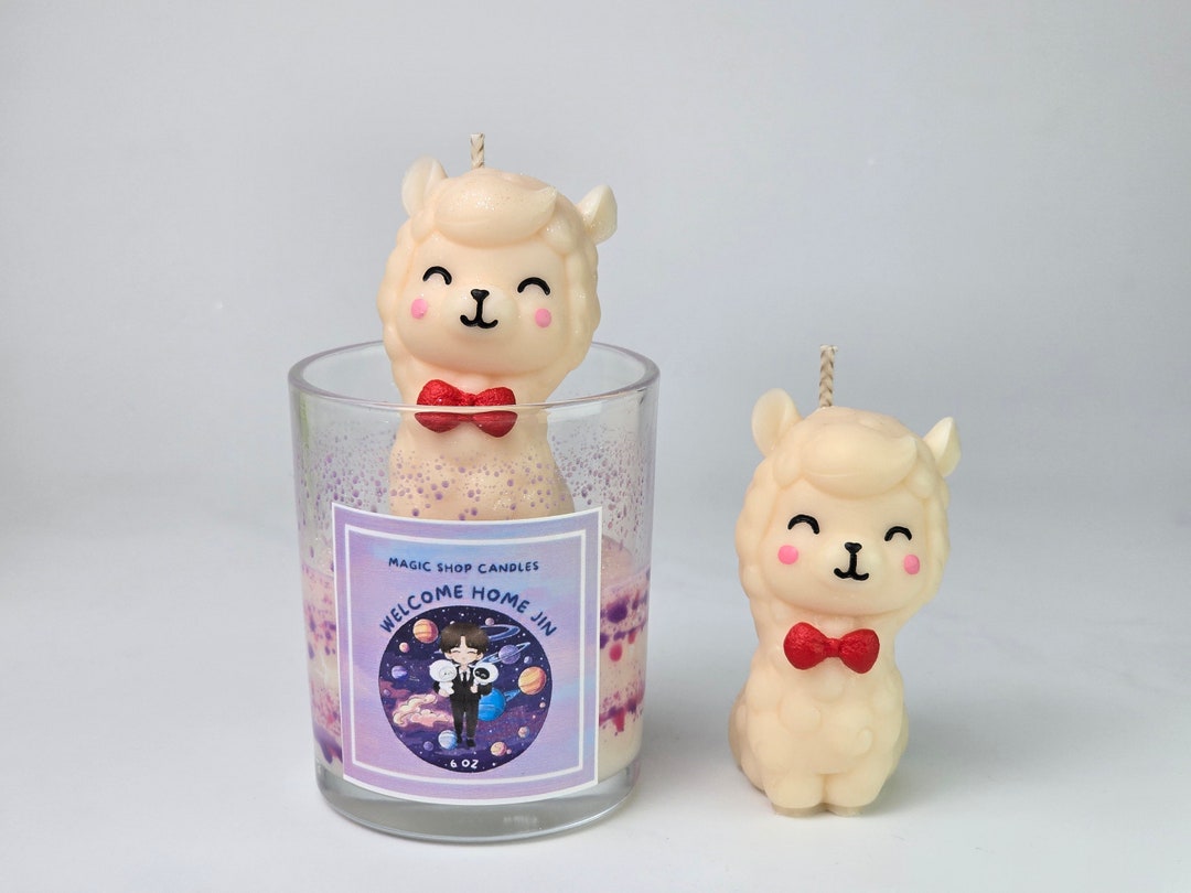 BTS Jin RJ Inspired Custom Candle - Welcome Home! - Kpop Gifts - Etsy