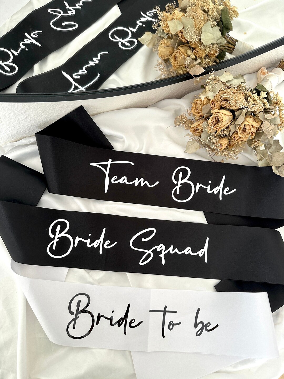 Thebridesboxx JGA Sashes Bride to Be Bride Squad Team Bride Bridesmaids ...