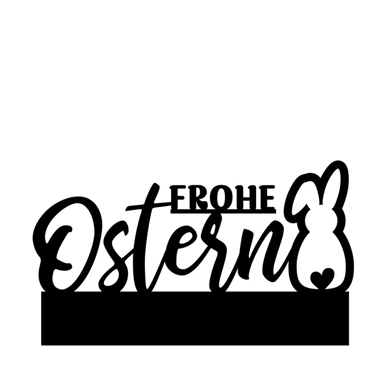 Plotter-Datei / Lasercut-Datei Frohe Ostern SVG DXF - Etsy.de
