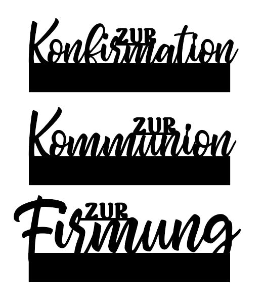 Lasercut File Block Stand for Communion / Confirmation SVG/DXF ...