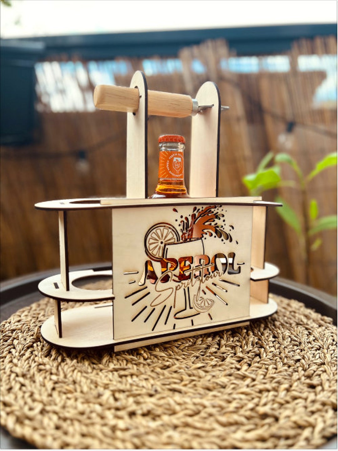 Lasercut File: Aperol Drink Holder | SVG / DXF - Etsy UK