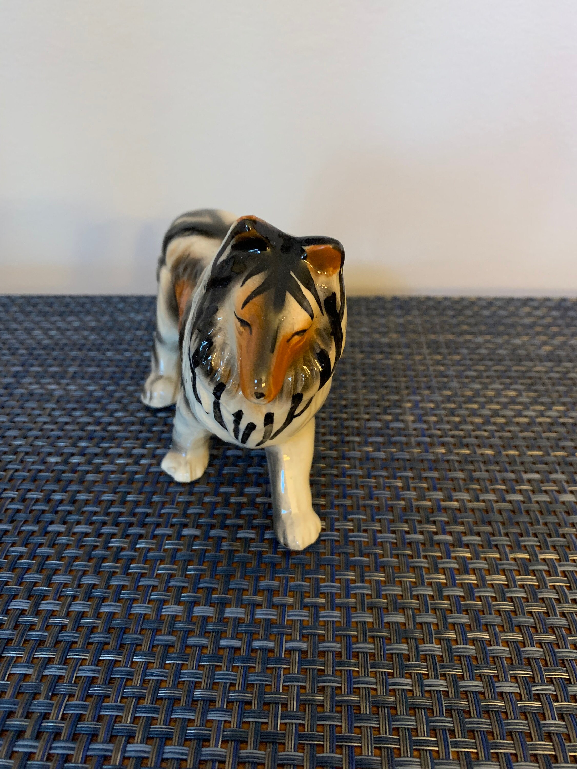 1950s Hand Painted Japanese Collie Figurine - Etsy