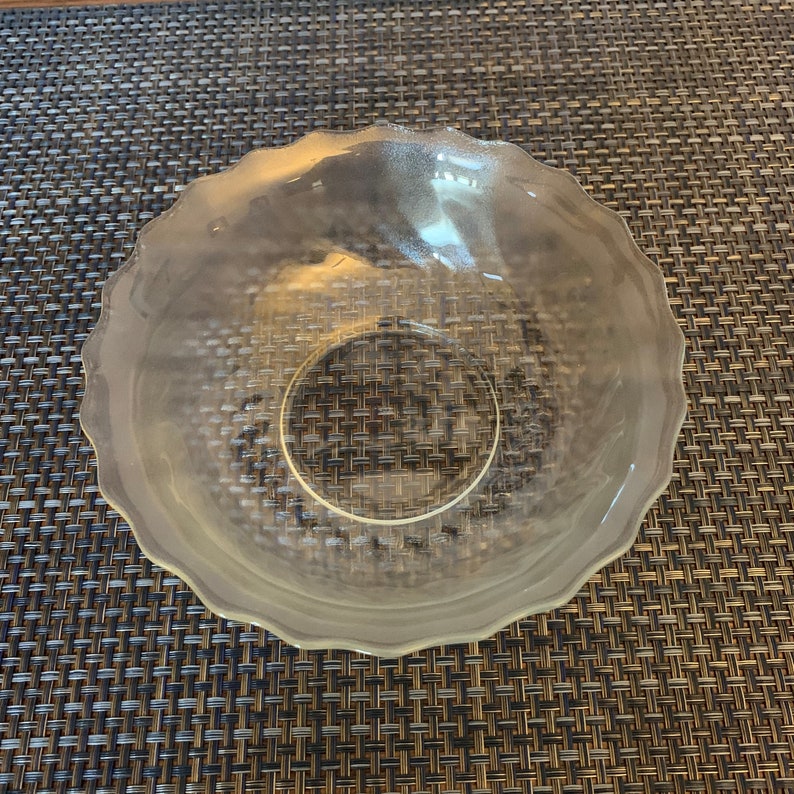 Vintage ARCOROC 12pc Clear Glass Dinnerware Set - Etsy Australia