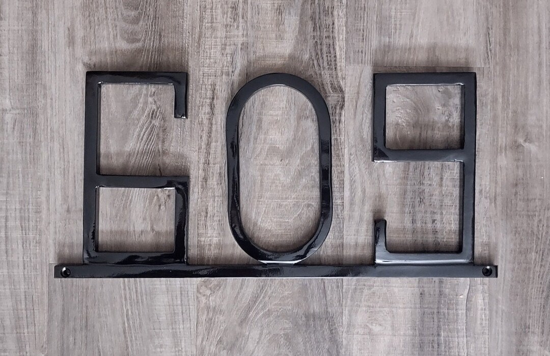 Handmade Numbers | Half Inch Steel - Etsy