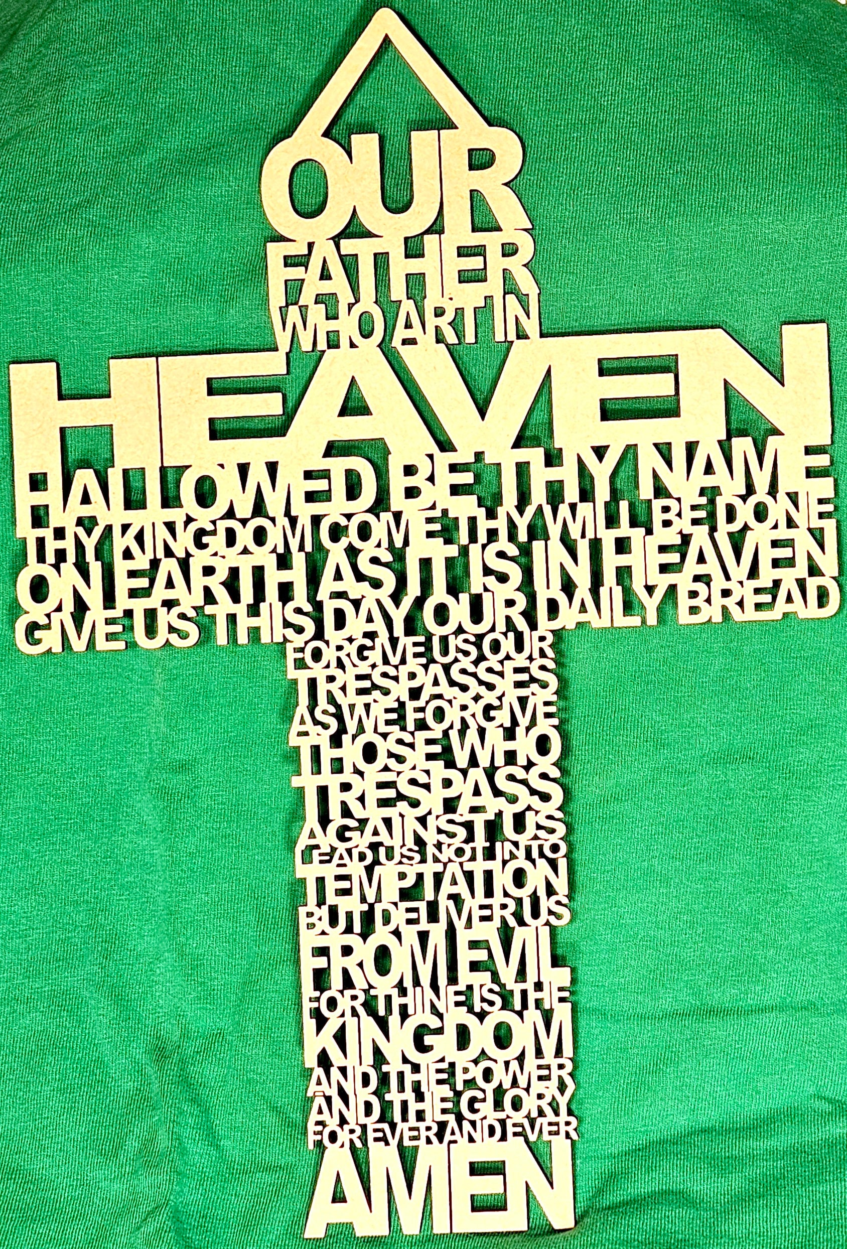 The Lord's Prayer Wall Art - Etsy