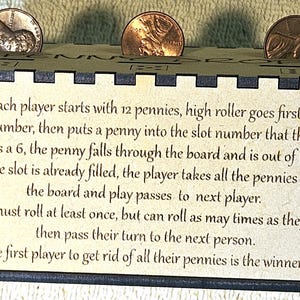 Copper Drop Box Game for All Ages - Etsy