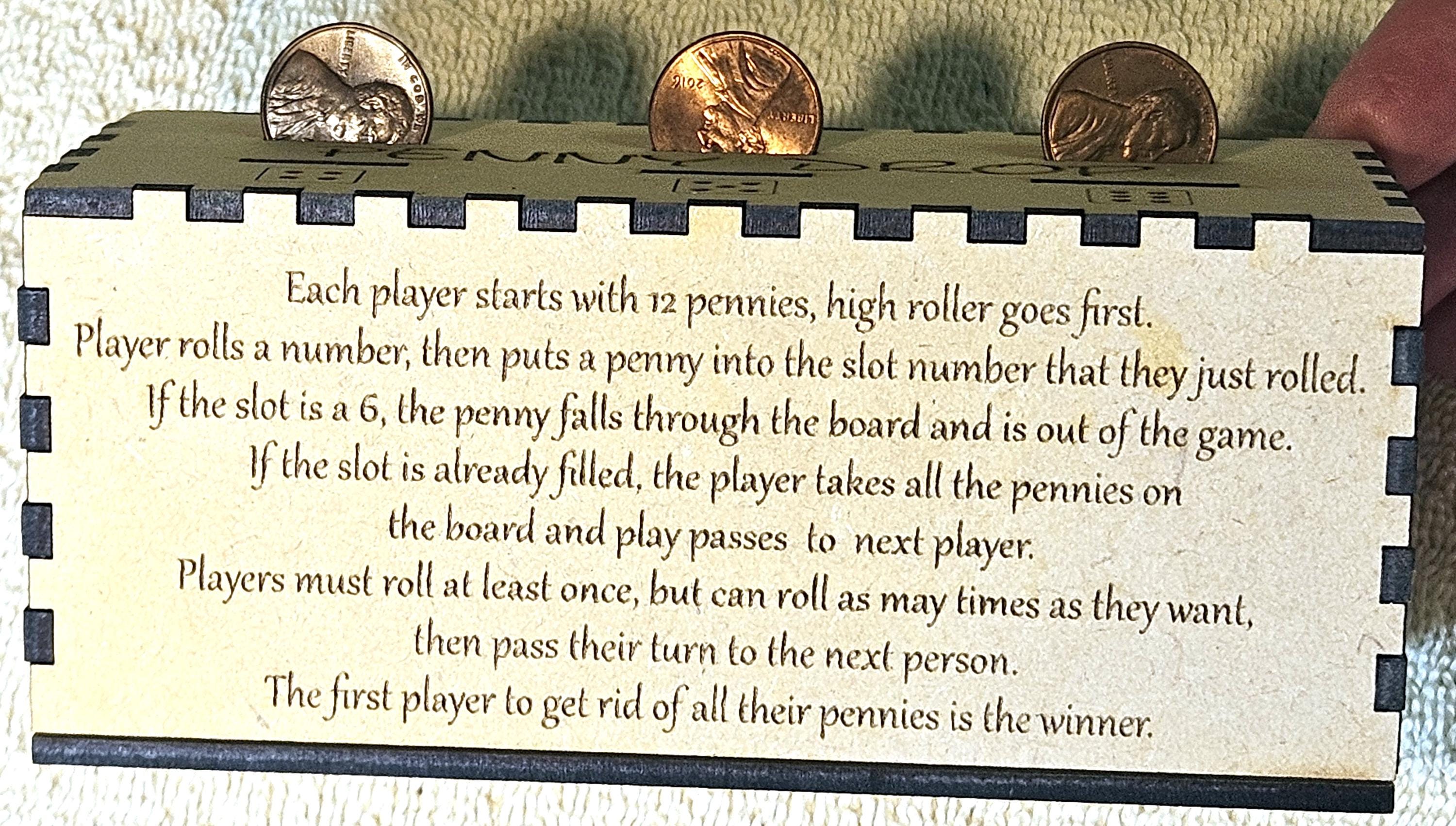 Copper Drop Box Game for All Ages - Etsy