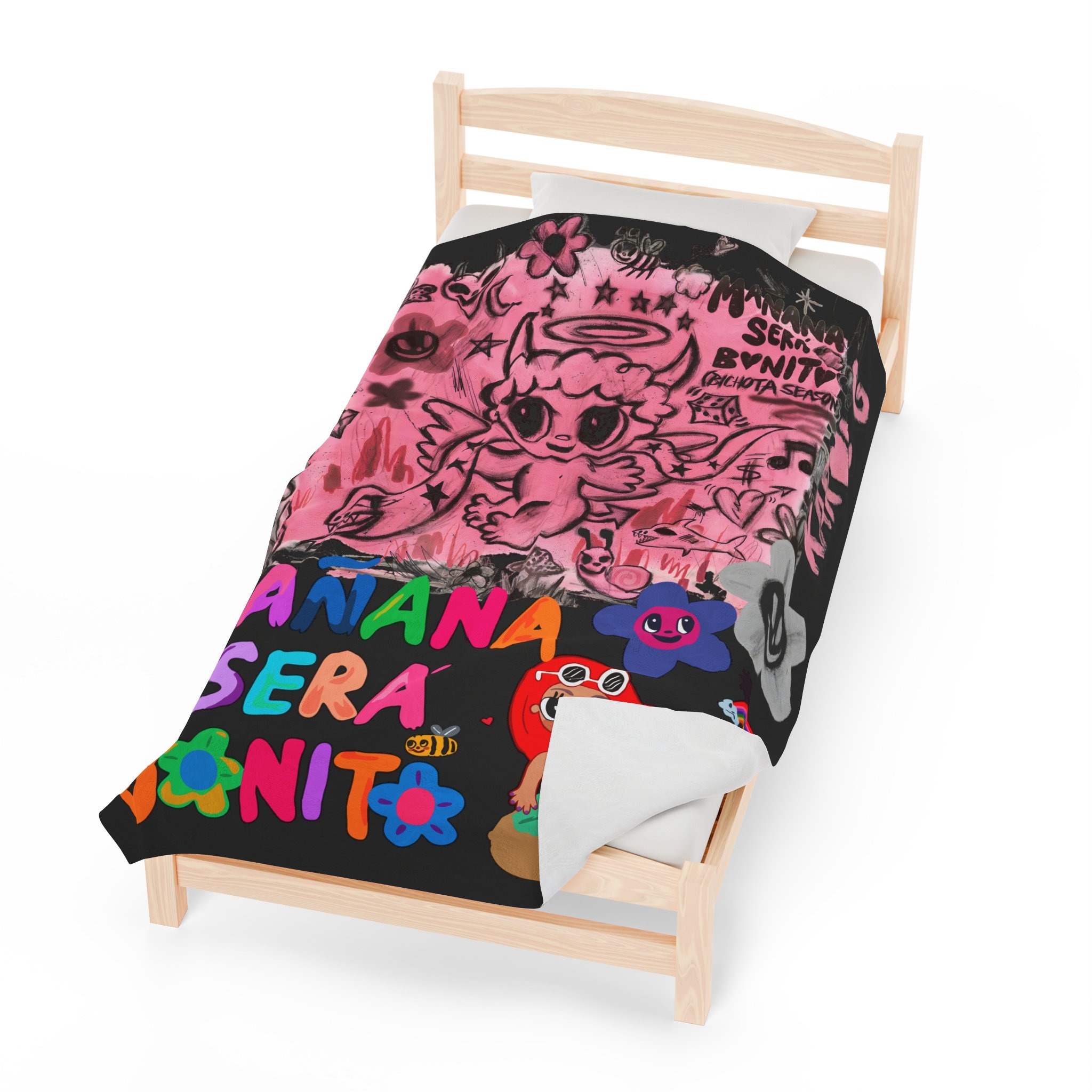 Bichota Season Manana Sera Bonito Karol G Tour Blanket Gift for Fan ...