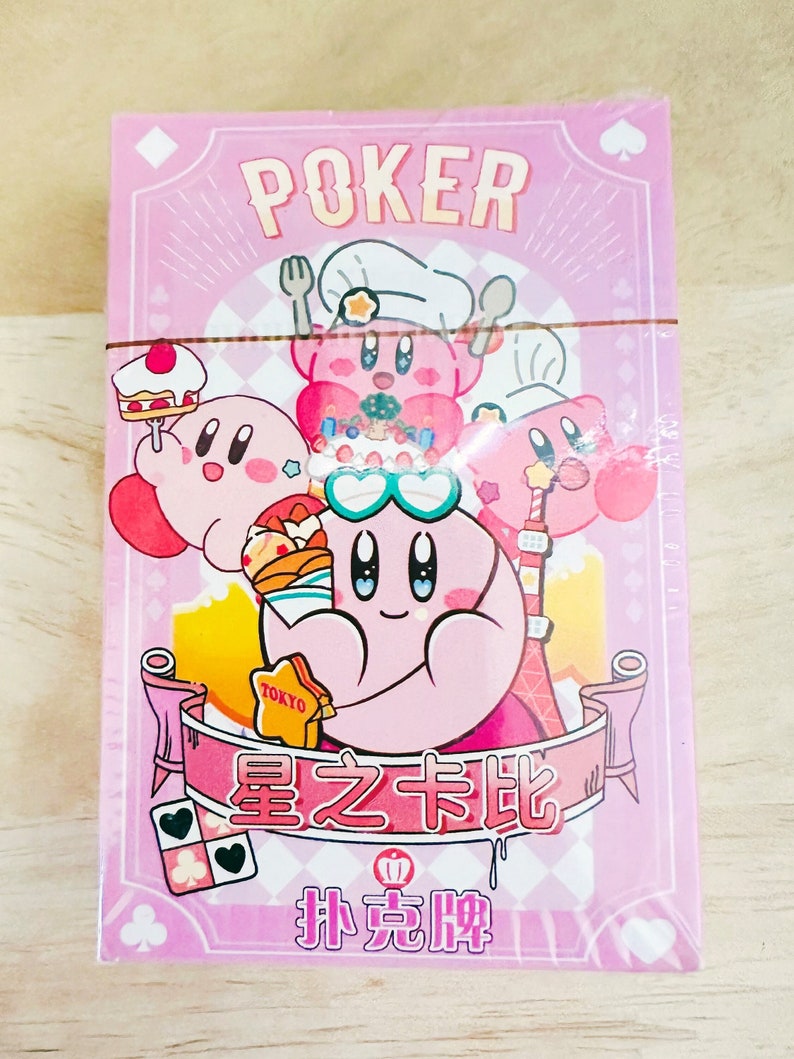 Kirby Playing Cards Kirby Poker Card Kirby Card Deck - Etsy
