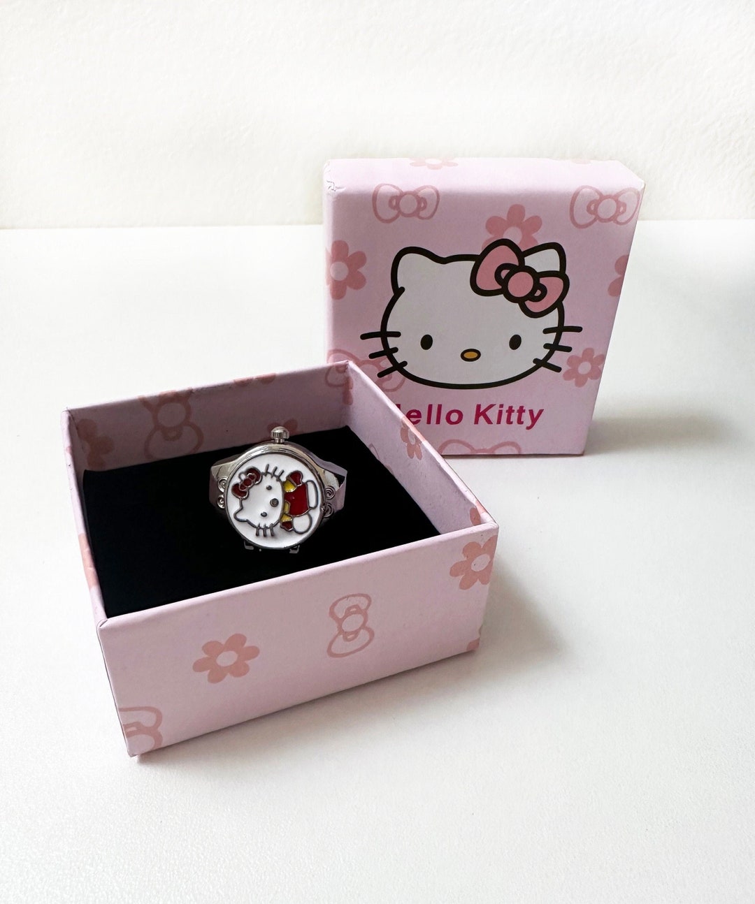 Hello Kitty Ring Watch - Etsy