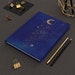 Midnight Celestial Journal Starry Night Sky Notebook - Etsy