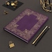 Violet Purple Victorian Style Journal | Elegant Hardcover | Vintage ...