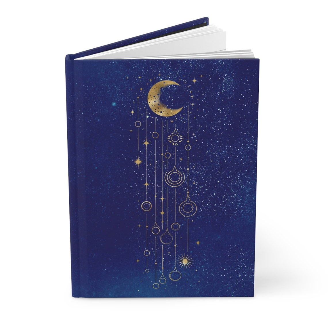 Midnight Celestial Journal Starry Night Sky Notebook - Etsy
