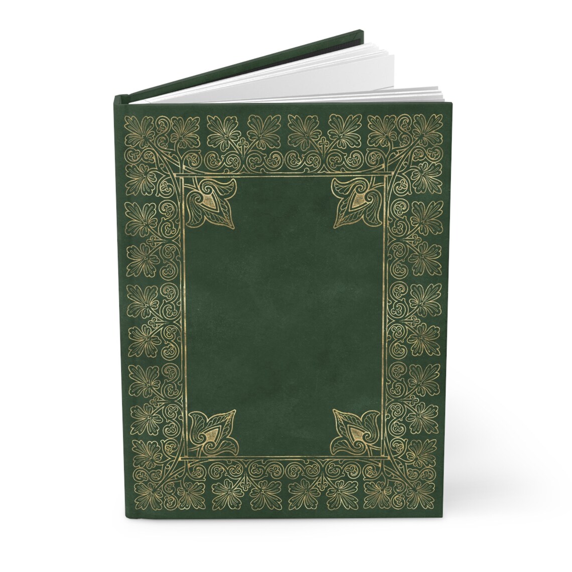 Forest Green Victorian Style Journal | Elegant Hardcover | Vintage ...