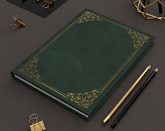 Victorian Style Journal Elegant Hardcover Vintage Inspired Notebook - Etsy