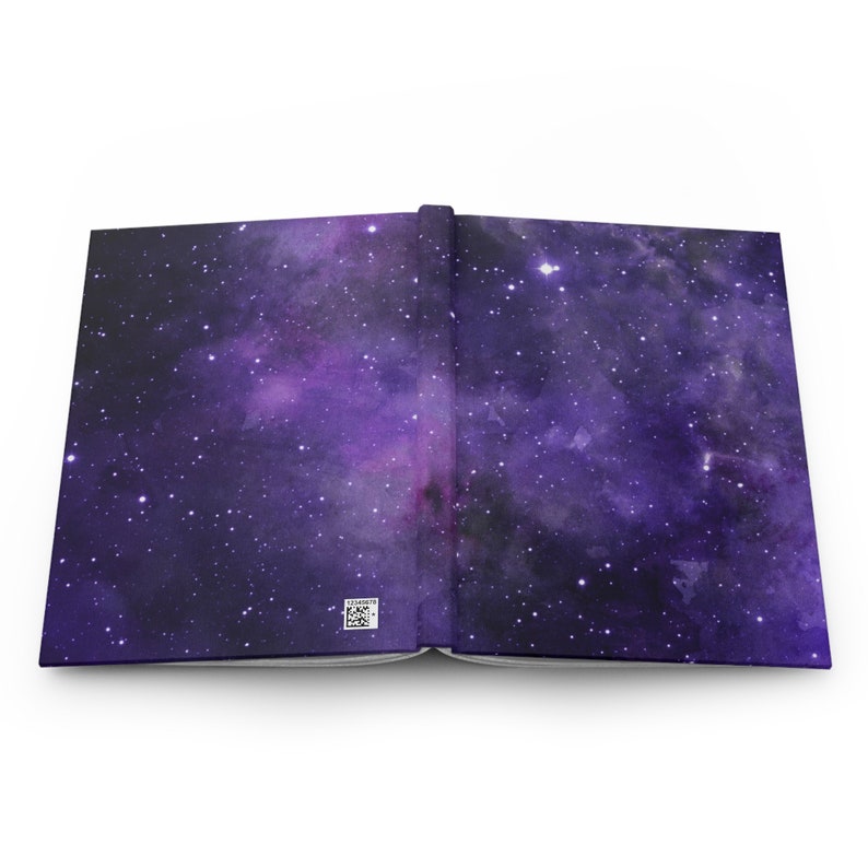 Purple Galaxy Hardcover Notebook Journal - Etsy