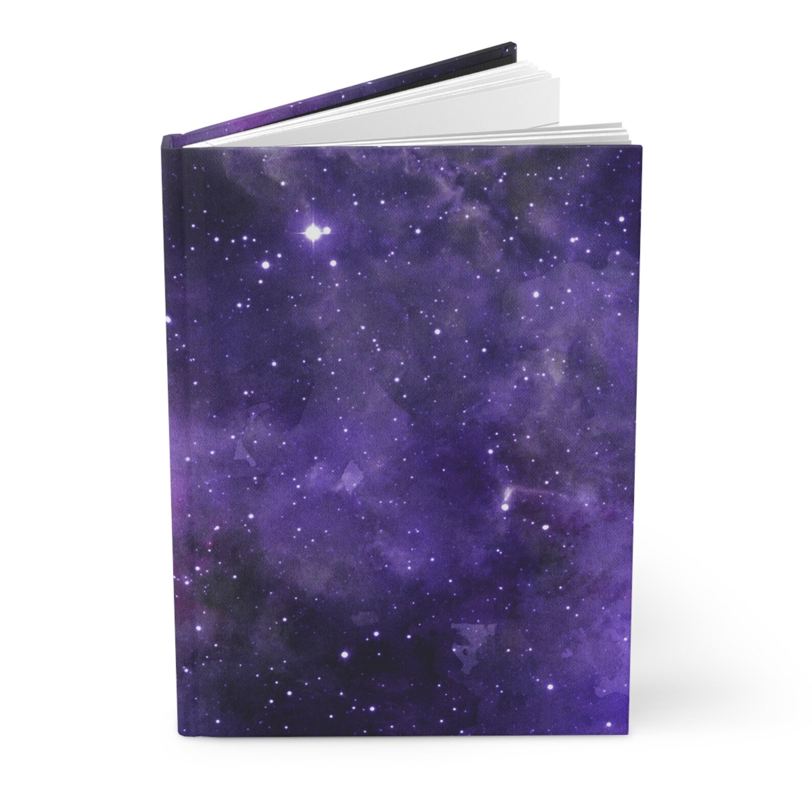Purple Galaxy Hardcover Notebook Journal - Etsy