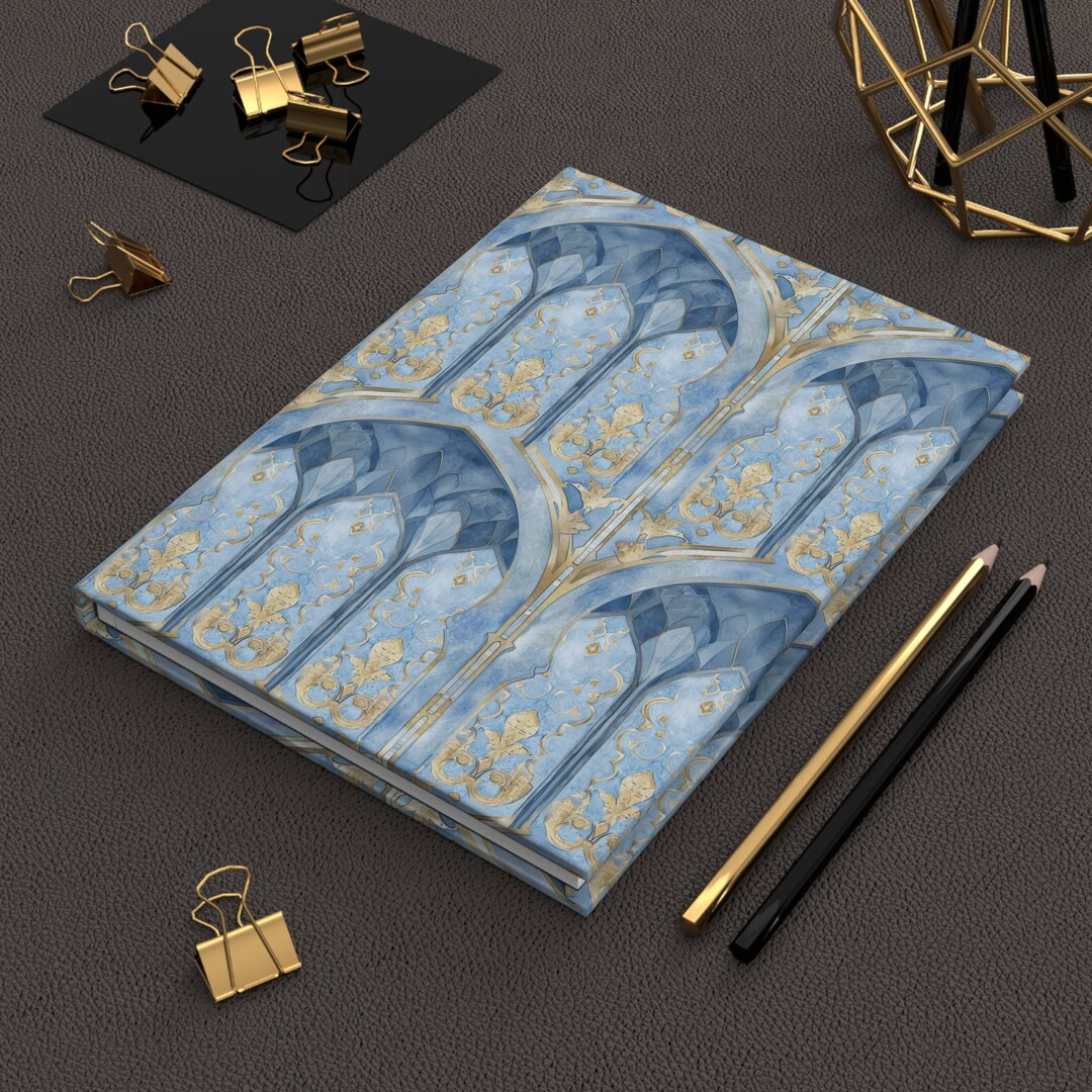 Islamic Pattern Hardcover Journal, 150-page Lined Notebook, 5.75x8 Inch ...