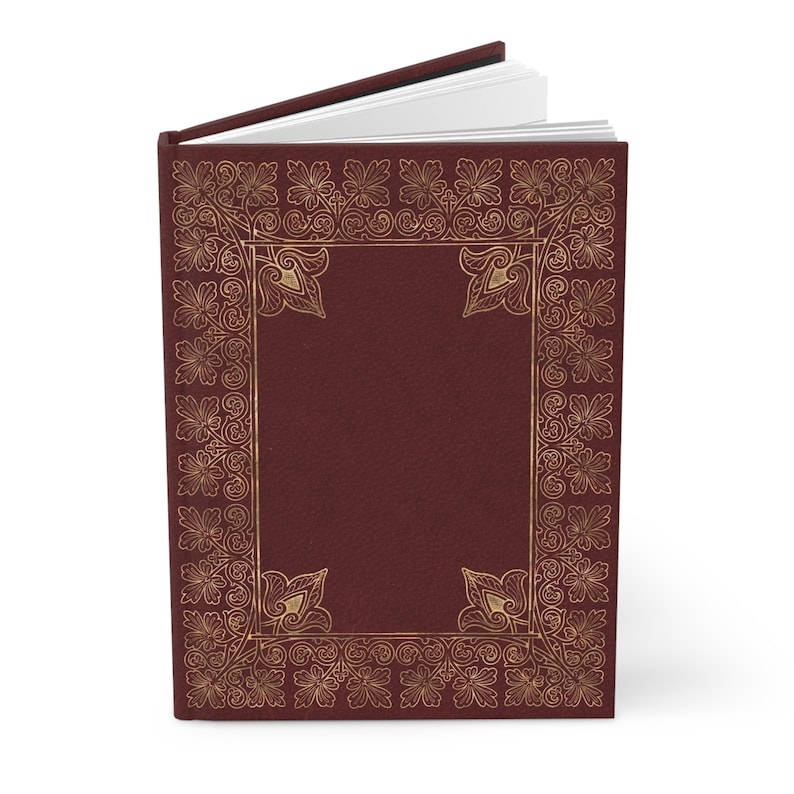 Red Victorian Style Journal | Elegant Hardcover | Vintage Leather ...