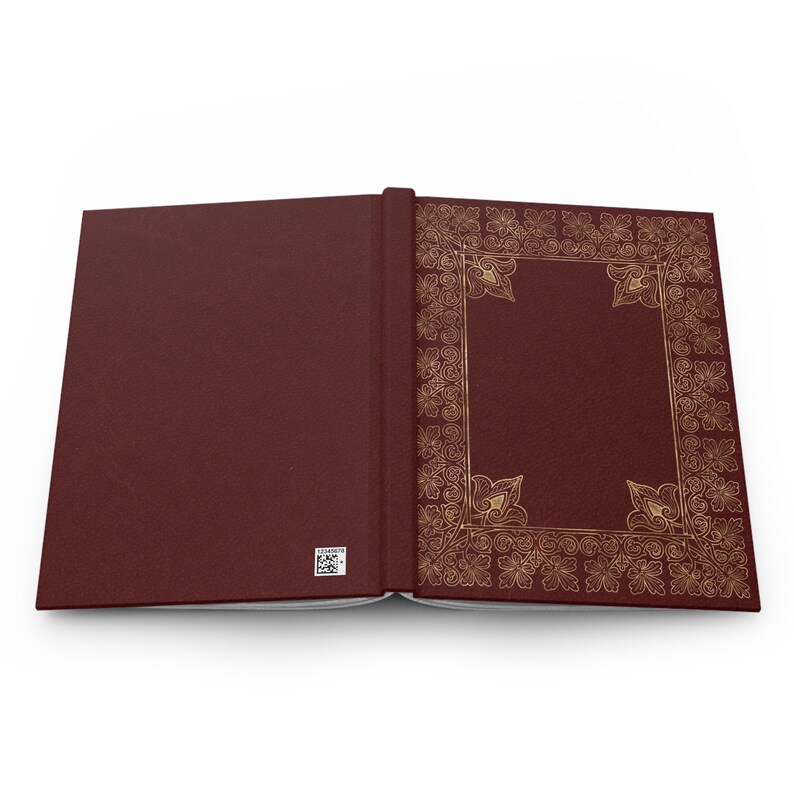 Red Victorian Style Journal | Elegant Hardcover | Vintage Leather ...