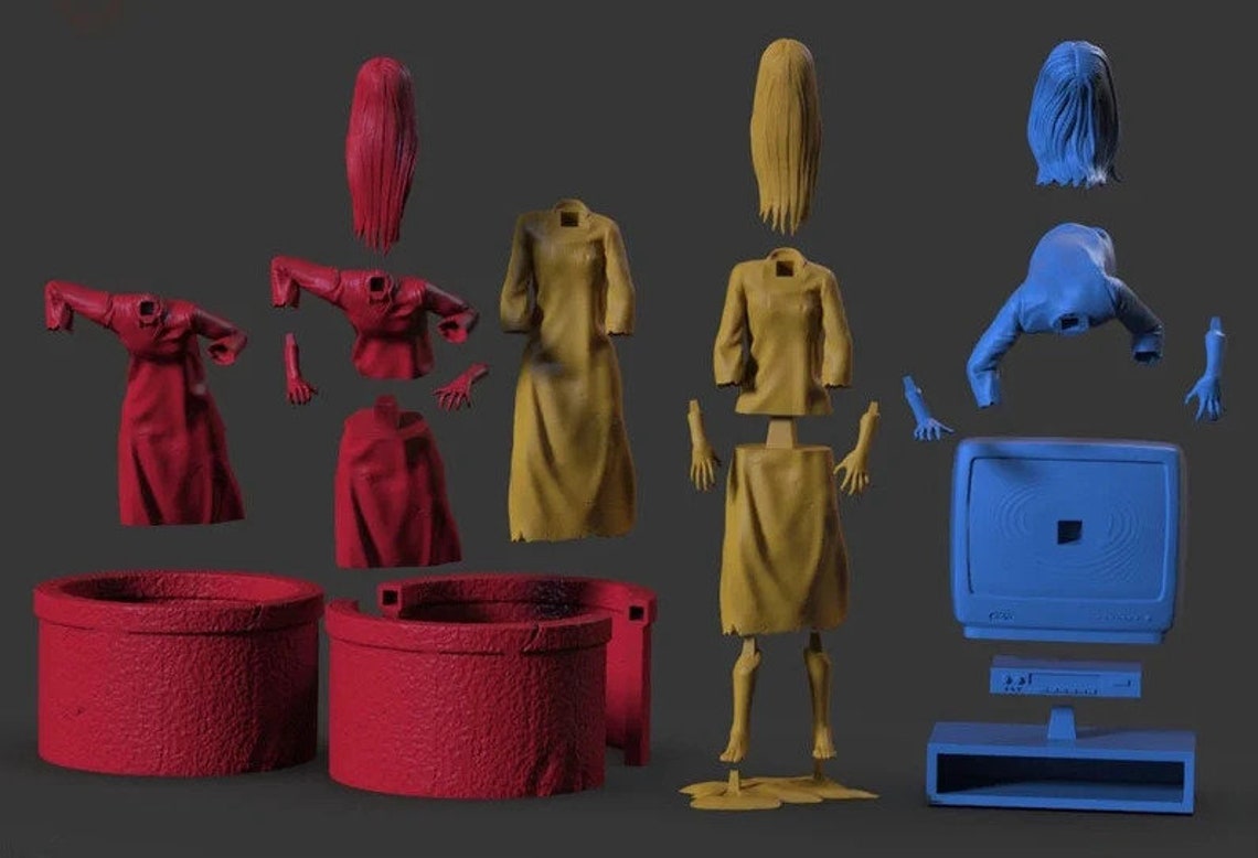 The Ring Samara 3D Model STL File Action Figure 3D STL - Etsy